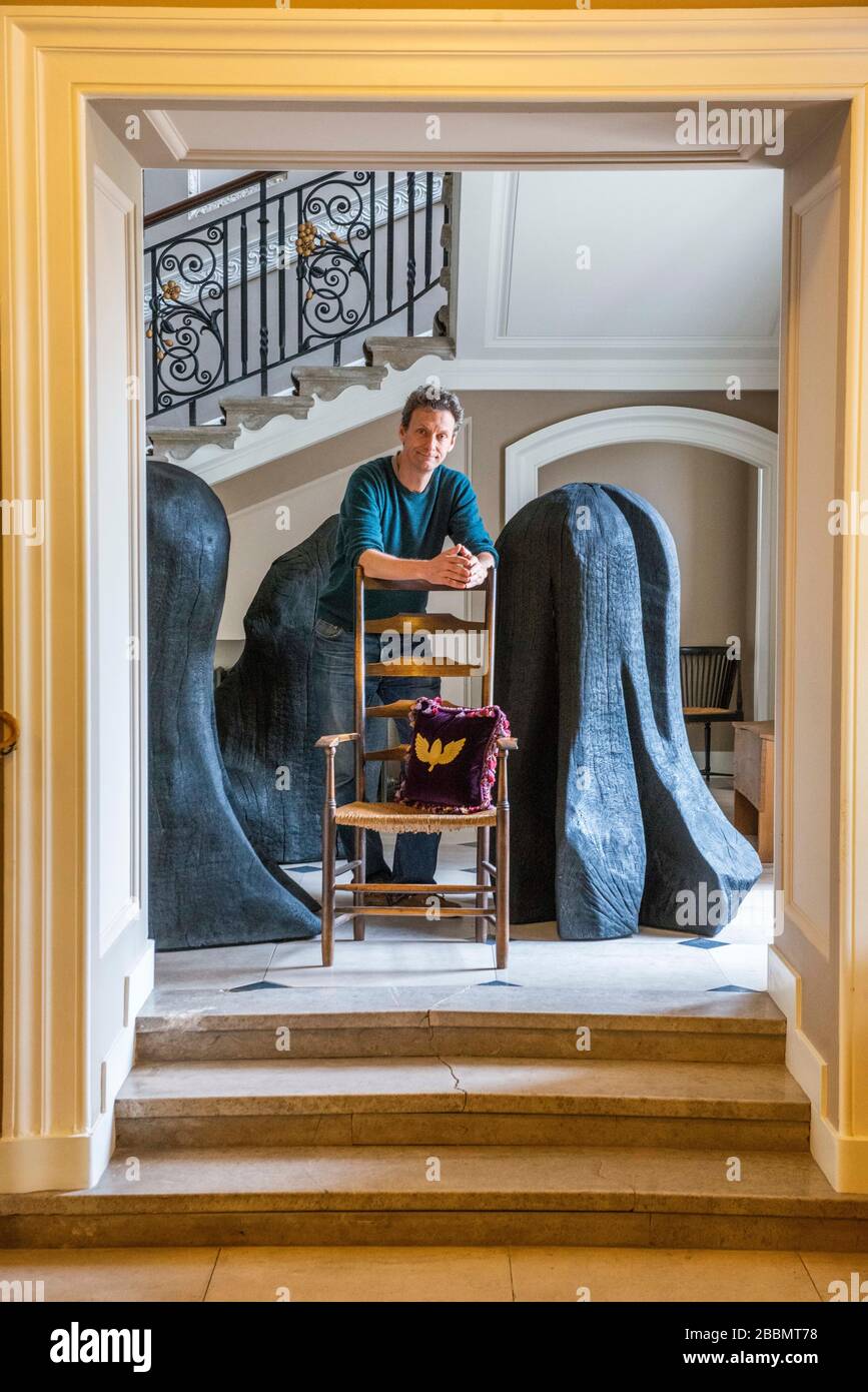 Marchmont House Scottish Borders with Hugo Burge (owner Stock Photo - Alamy