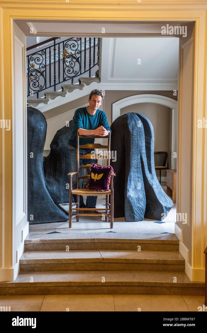 Marchmont House Scottish Borders with Hugo Burge (owner Stock Photo - Alamy