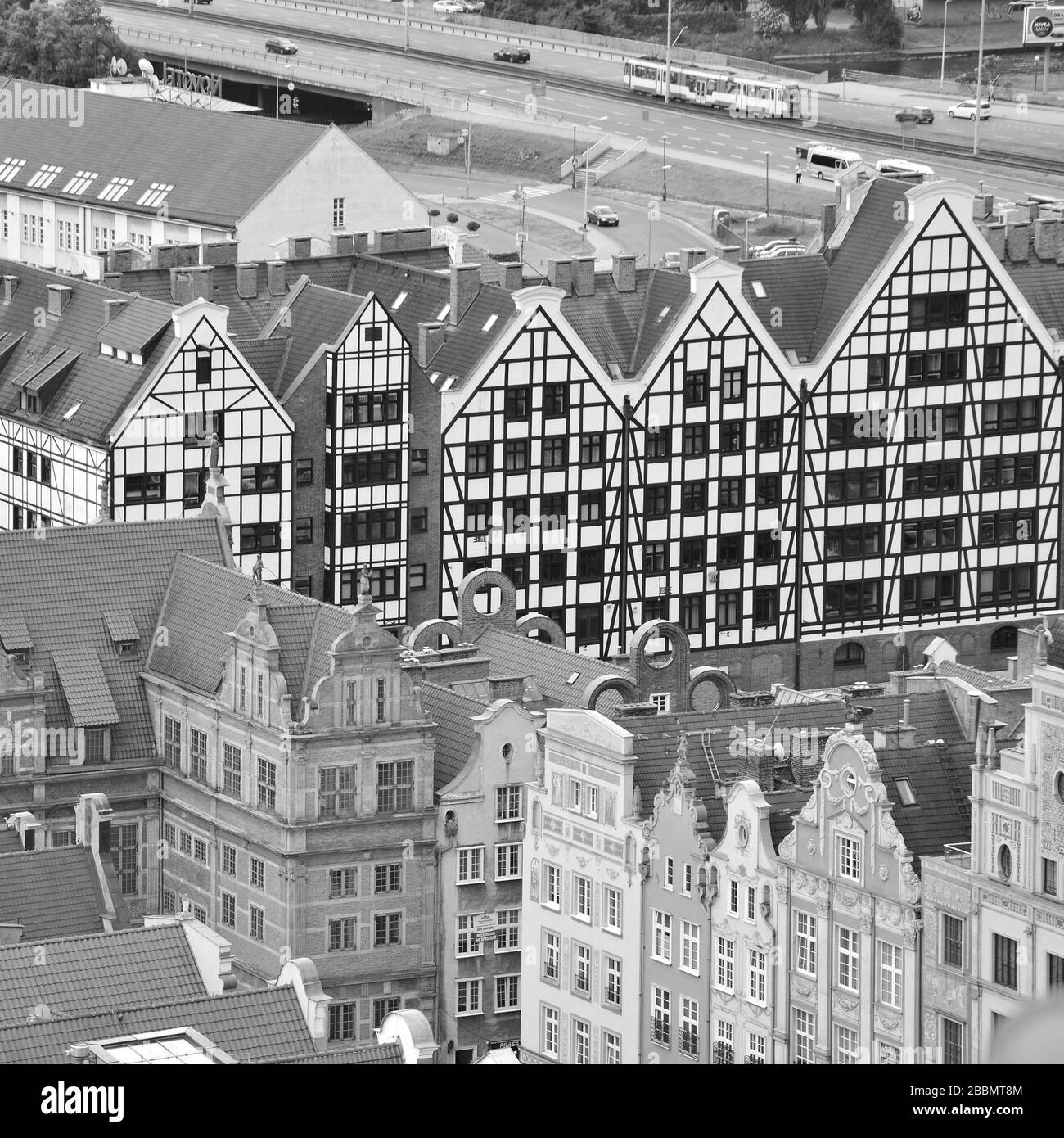 Gdansk poland summer Black and White Stock Photos & Images - Alamy