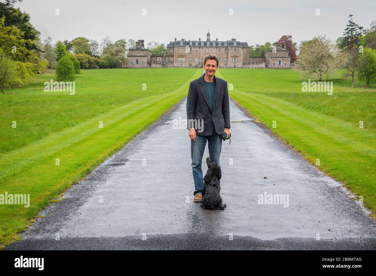 Marchmont House Scottish Borders with Hugo Burge (owner Stock Photo - Alamy