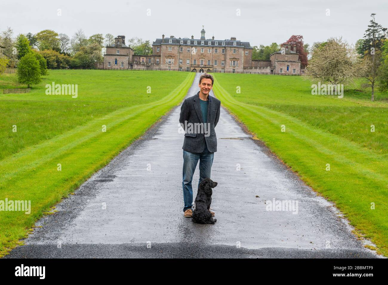 Marchmont House Scottish Borders with Hugo Burge (owner Stock Photo - Alamy