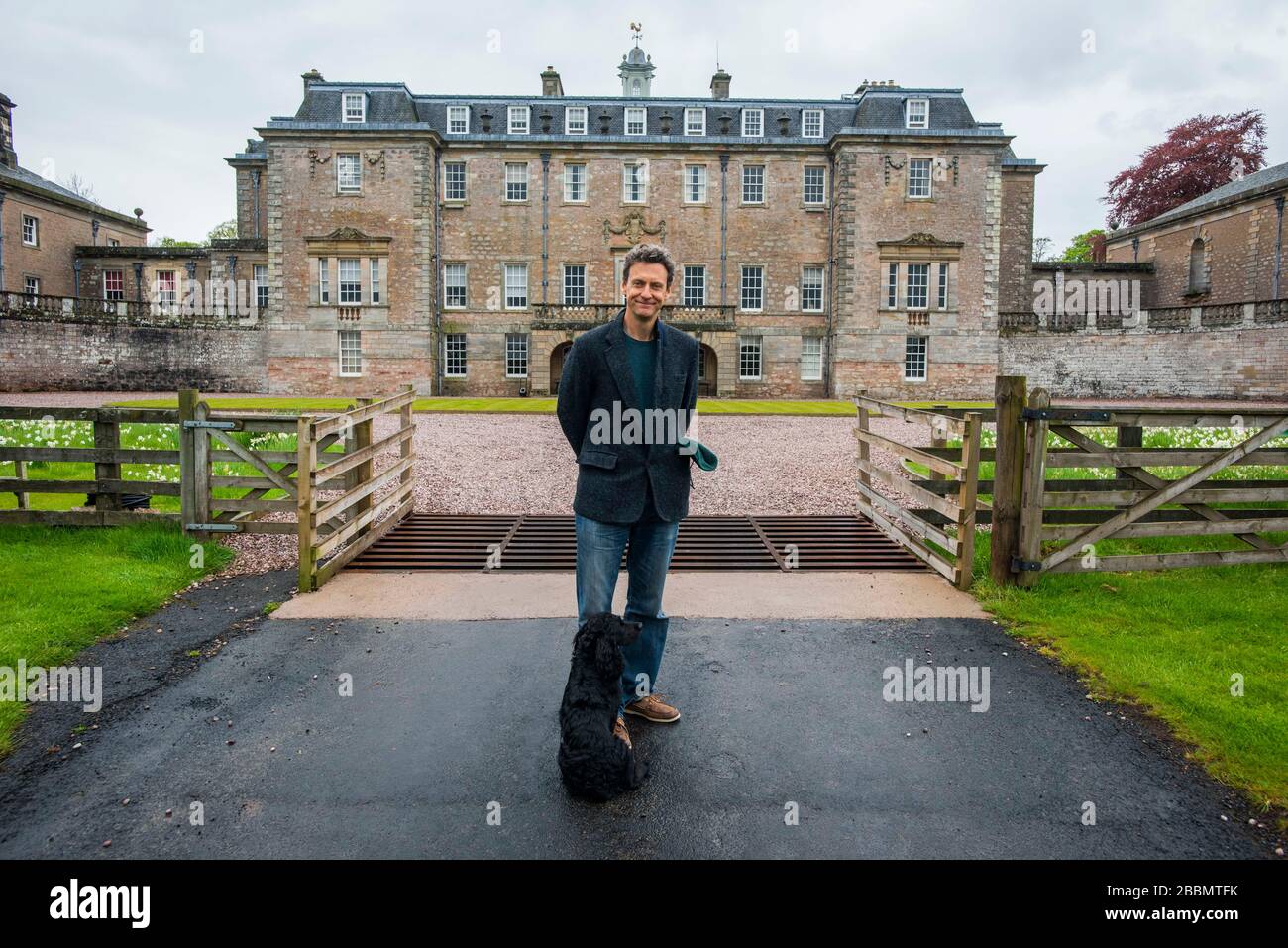 Marchmont House Scottish Borders with Hugo Burge (owner Stock Photo - Alamy