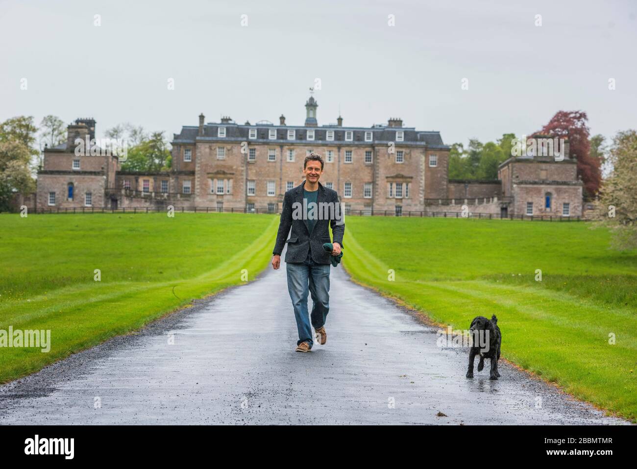 Marchmont House Scottish Borders with Hugo Burge (owner Stock Photo - Alamy