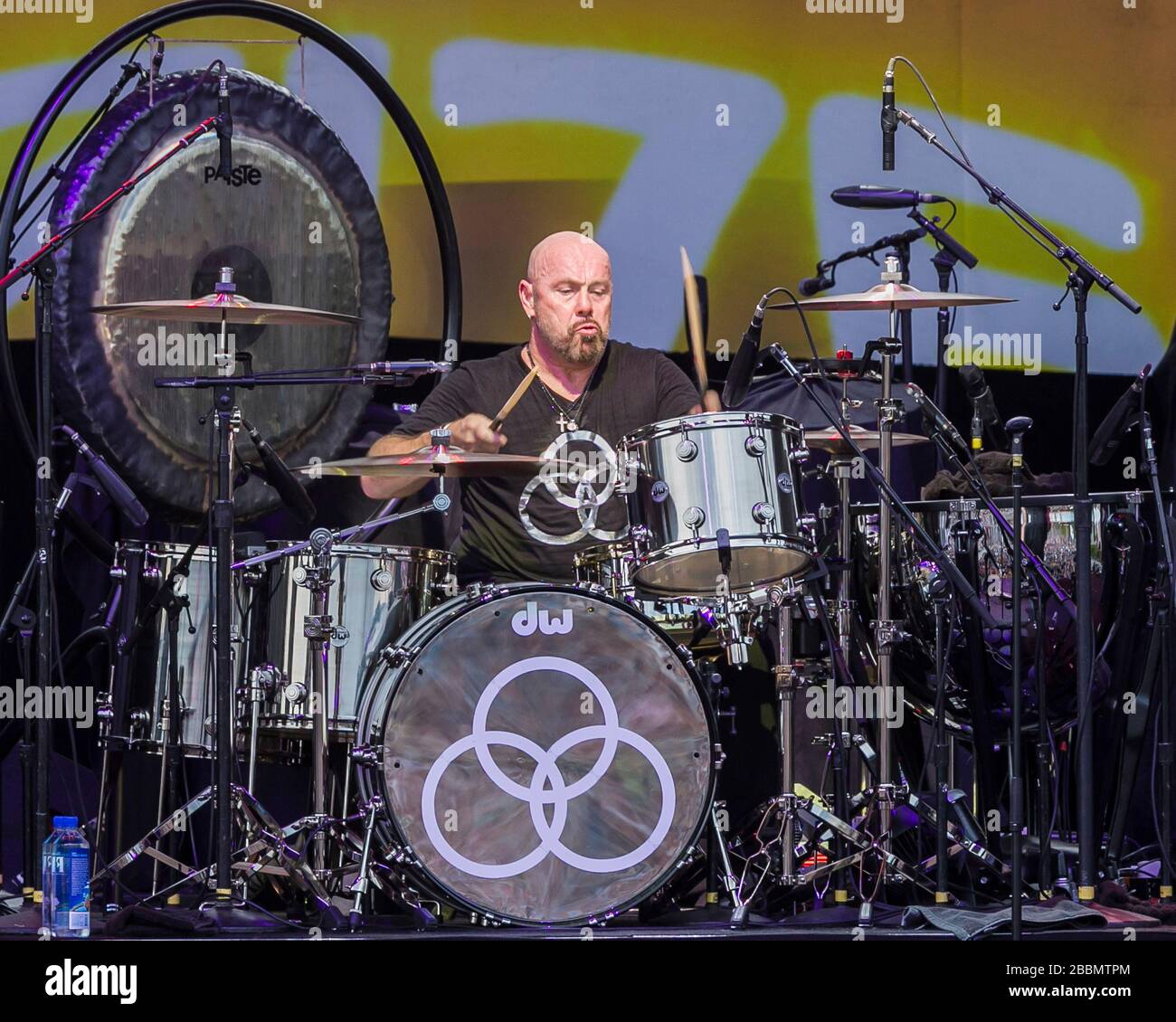 Drummer Jason Bonham, son of legendary drummer John Bonham, performs at ...