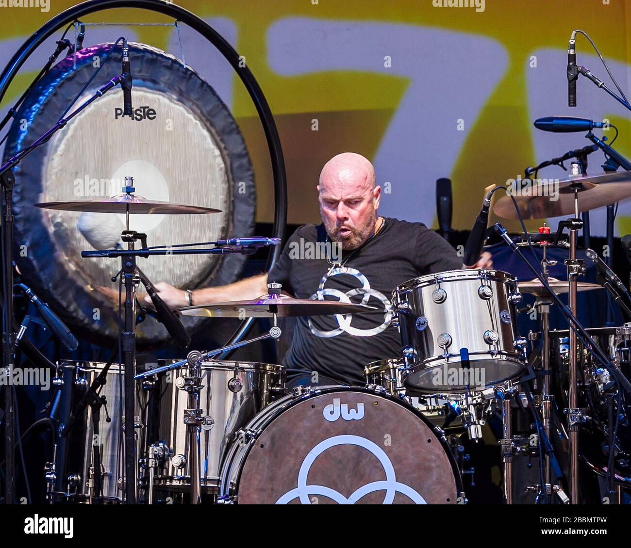 Drummer Jason Bonham Son Of Legendary Drummer John Bonham Performs At Ascend Amphitheater In