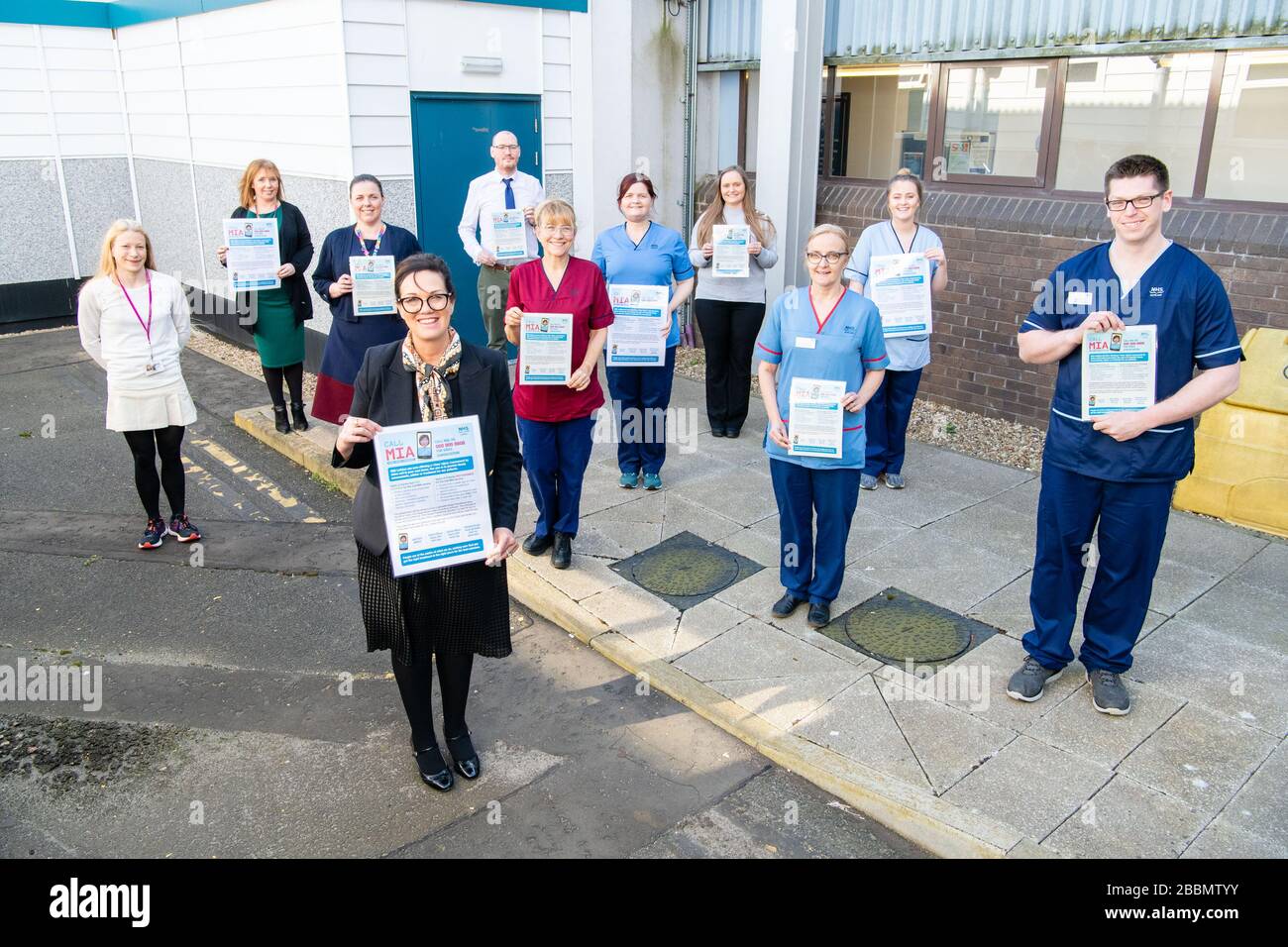 Pictured Call MIA project team NHS Lothian yesterday (wed) launched a ...