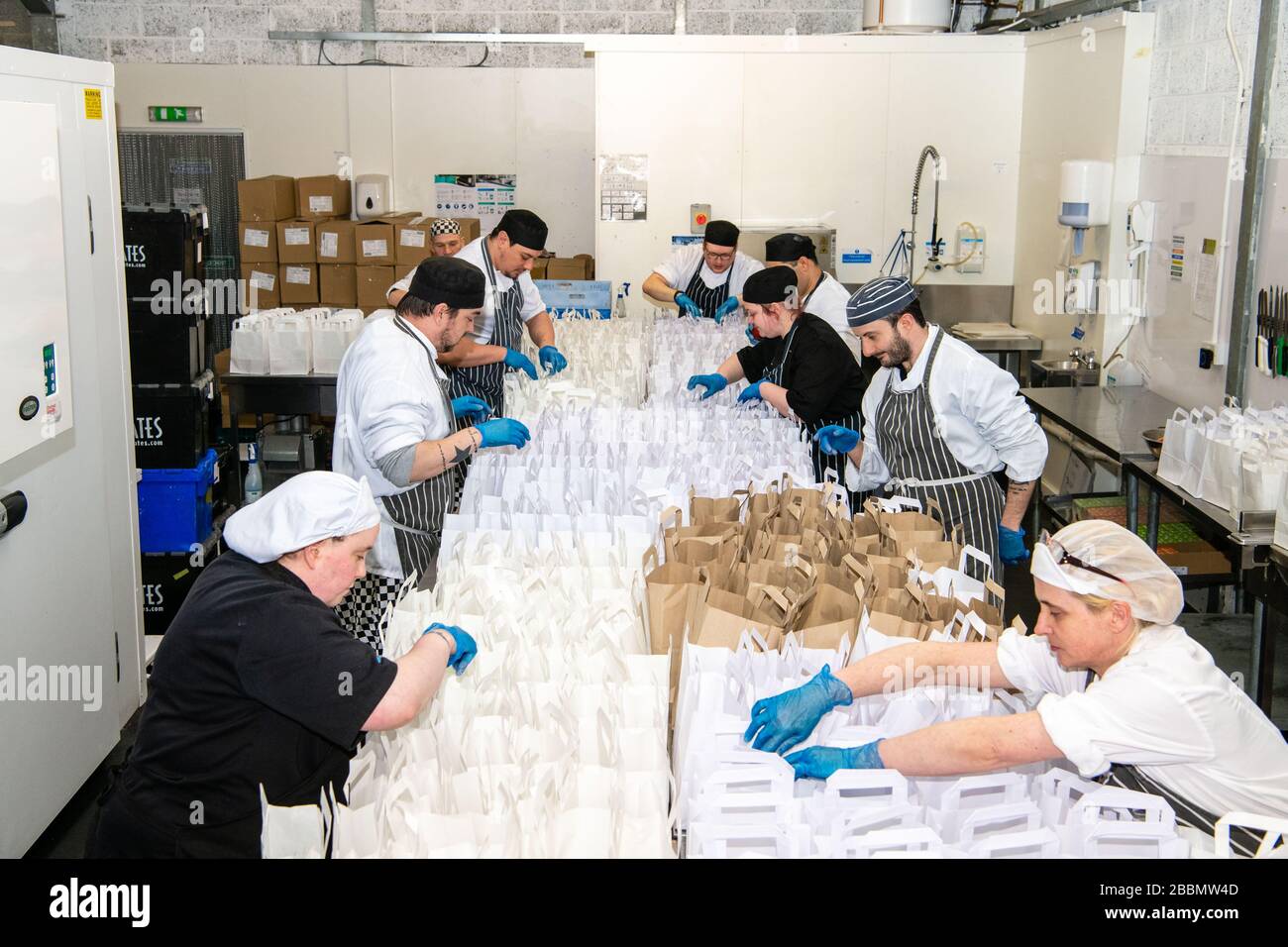 Social Bite Kitchen, Livingston Stock Photo - Alamy