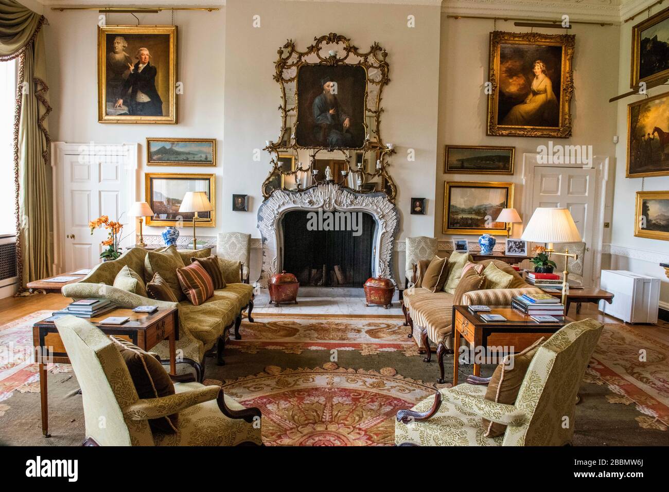 Marchmont House Scottish Borders with Hugo Burge (owner Stock Photo - Alamy