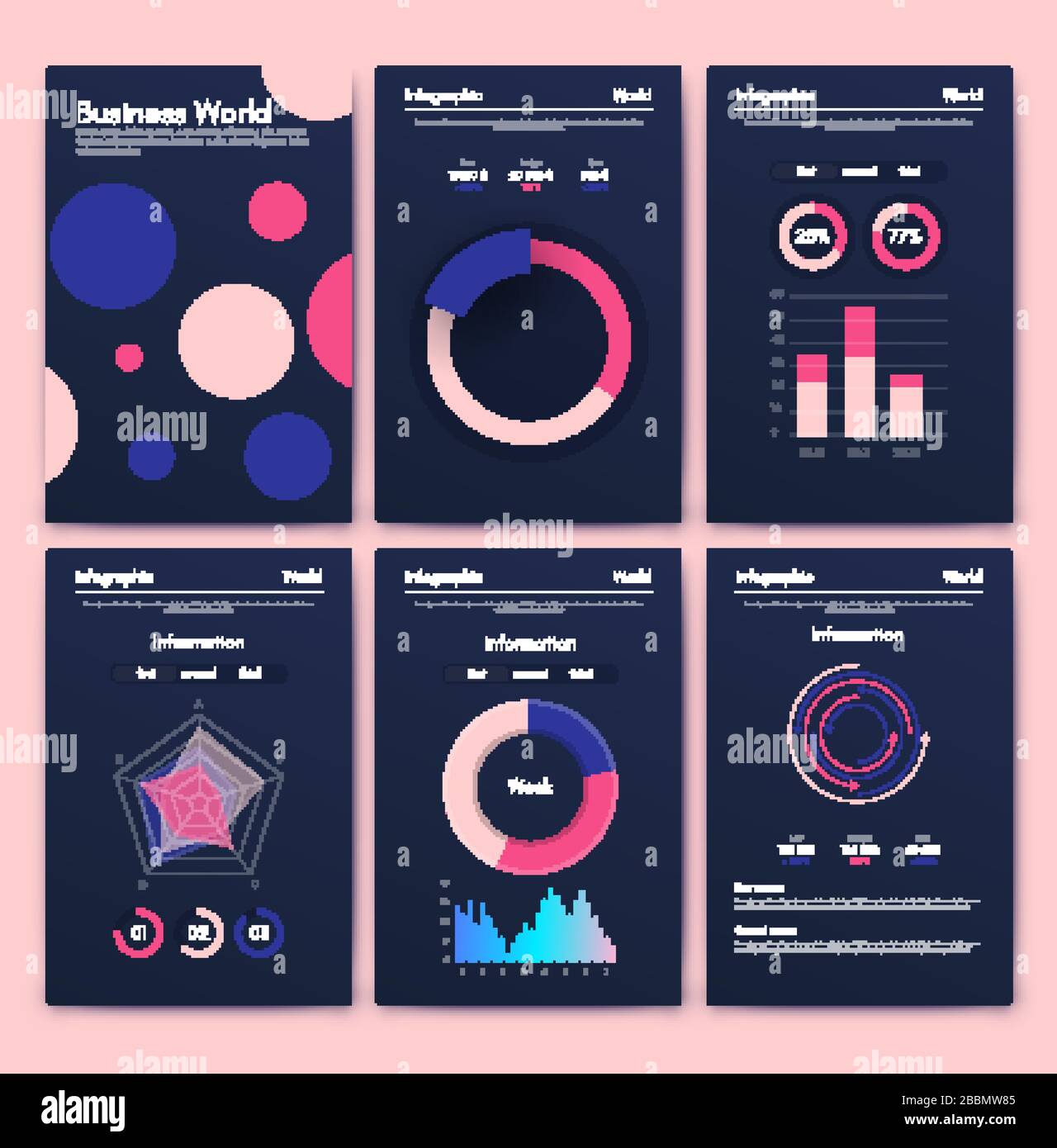 Modern infographic vector elements for business brochures. Use in ...