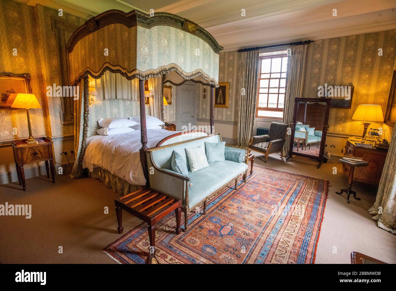 Marchmont House Scottish Borders with Hugo Burge (owner Stock Photo - Alamy