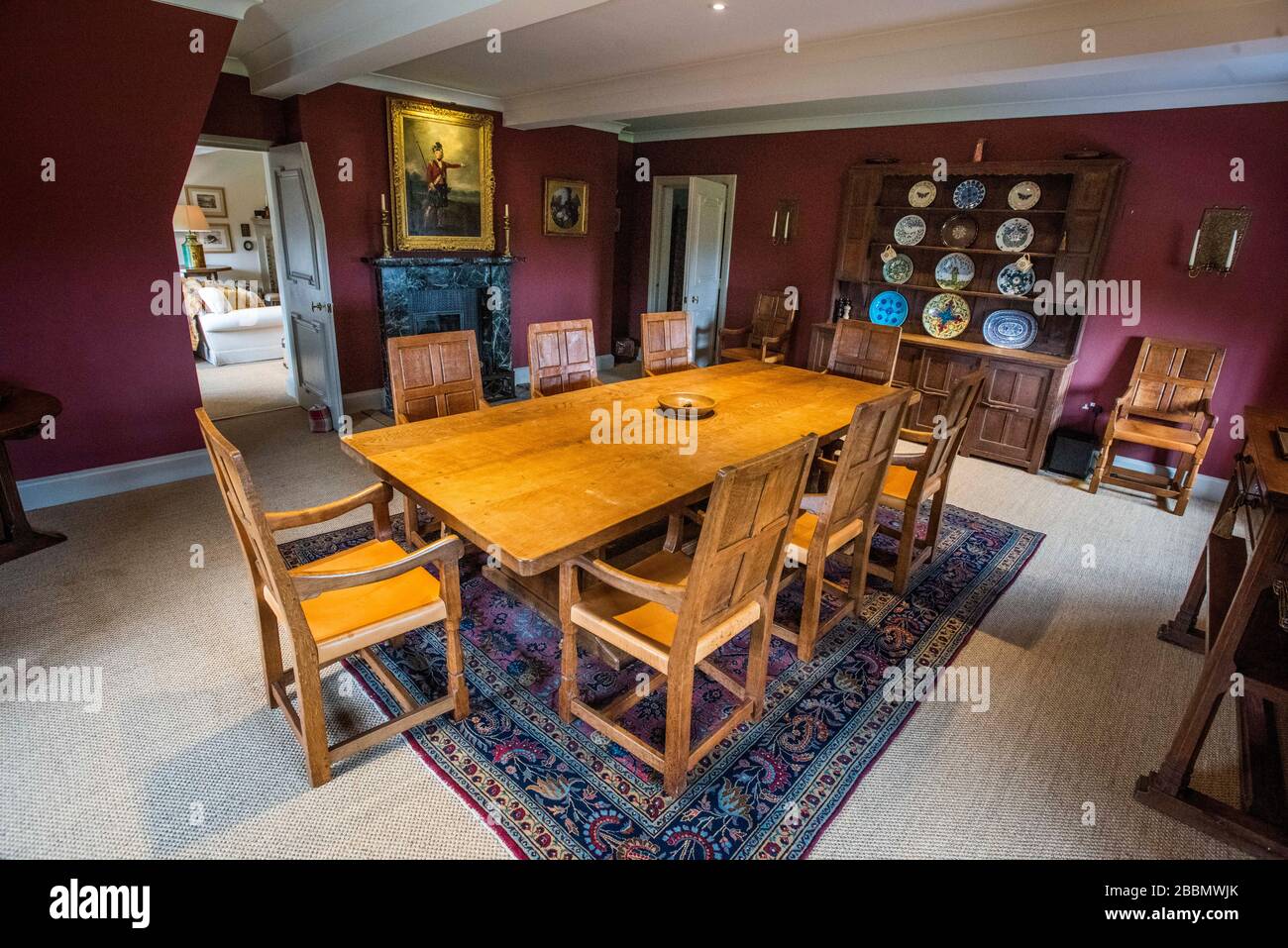 Marchmont House Scottish Borders with Hugo Burge (owner Stock Photo - Alamy