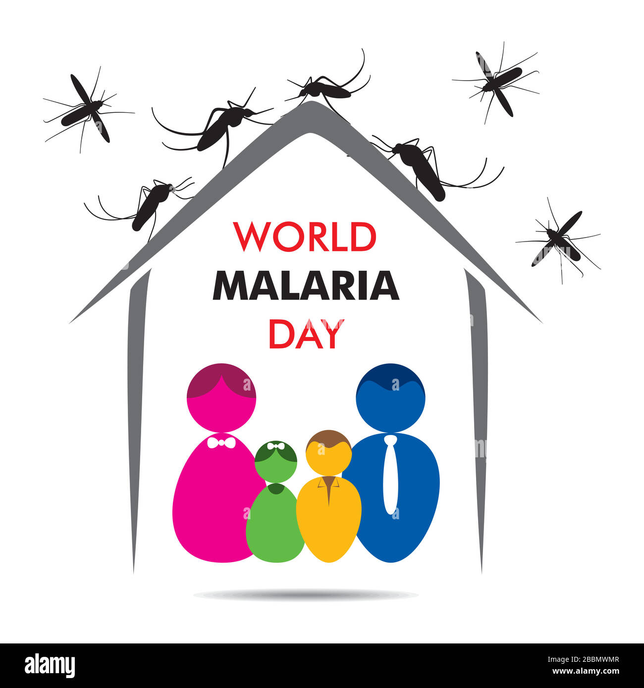 Malaria awareness poster Cut Out Stock Images & Pictures - Alamy
