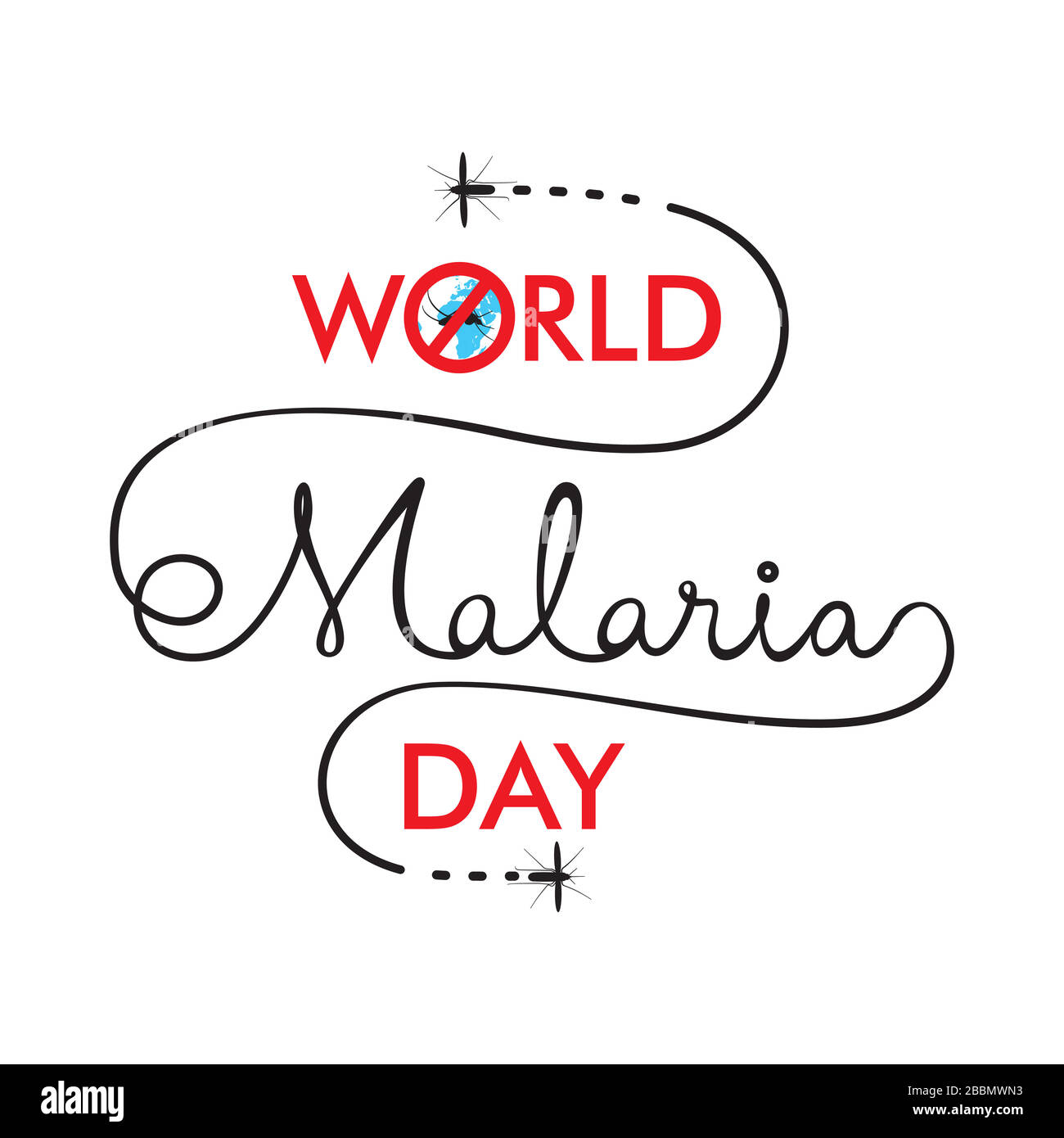 Malaria map Stock Vector Images - Alamy