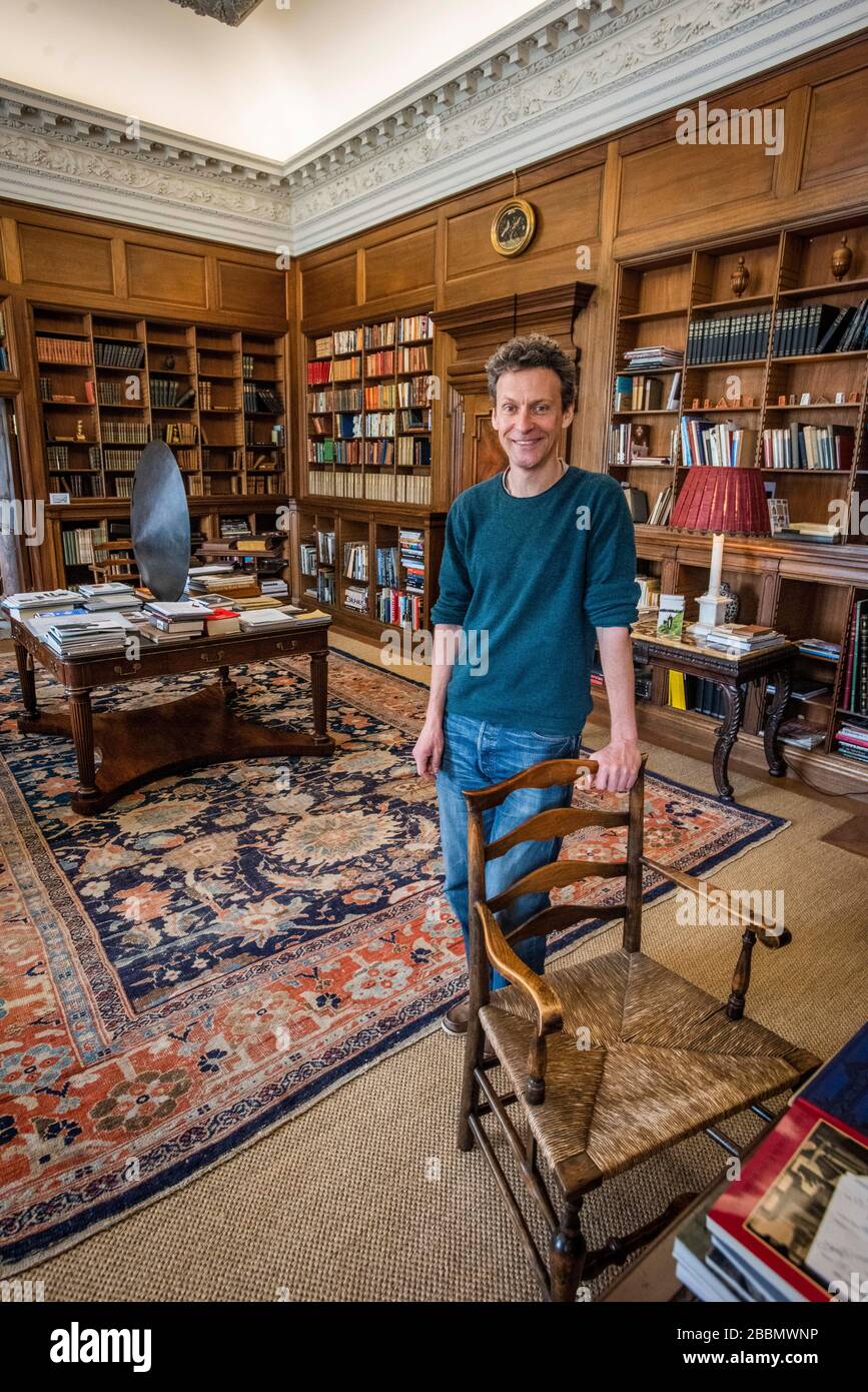 Marchmont House Scottish Borders with Hugo Burge (owner Stock Photo - Alamy