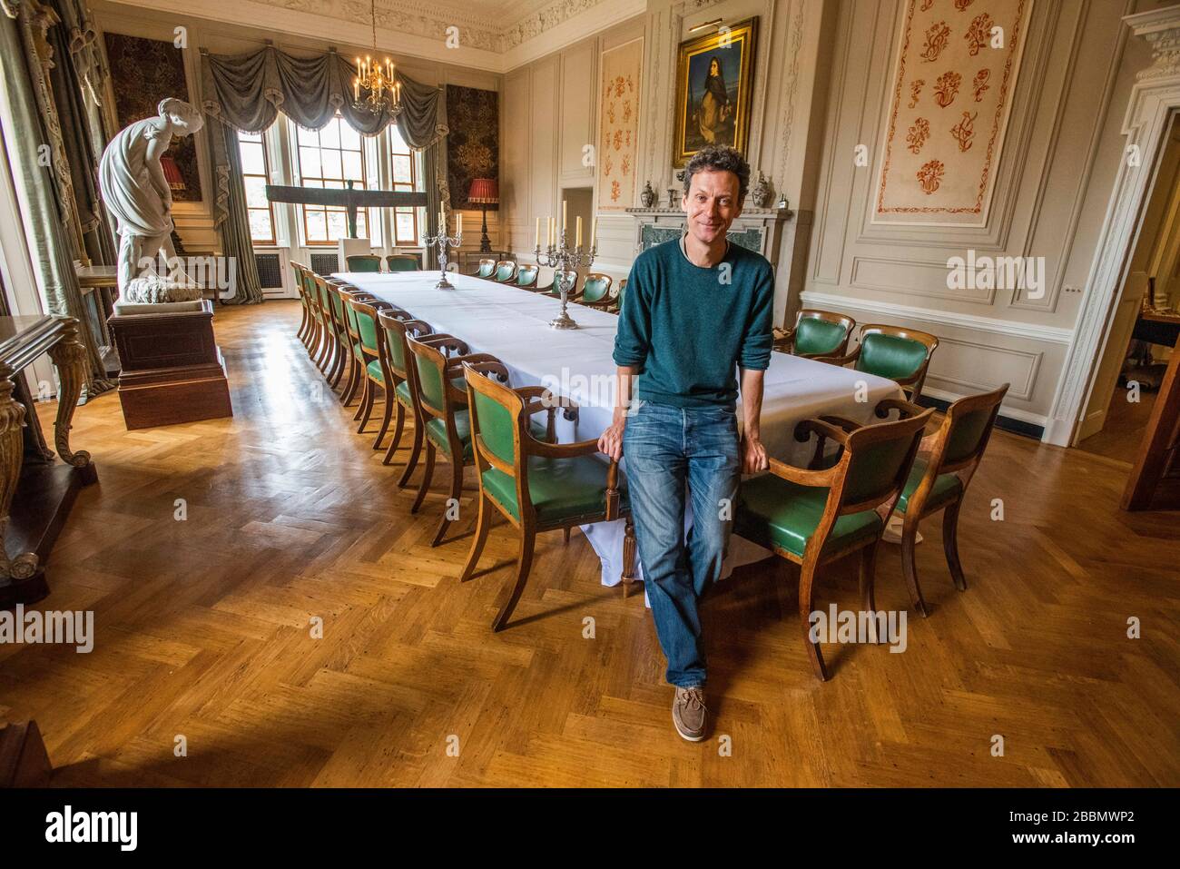 Hugo burge at marchmont house near greenlaw in berwickshire hi-res ...