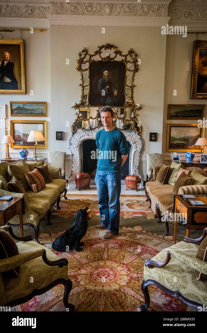 Hugo burge at marchmont house near greenlaw in berwickshire hi-res ...
