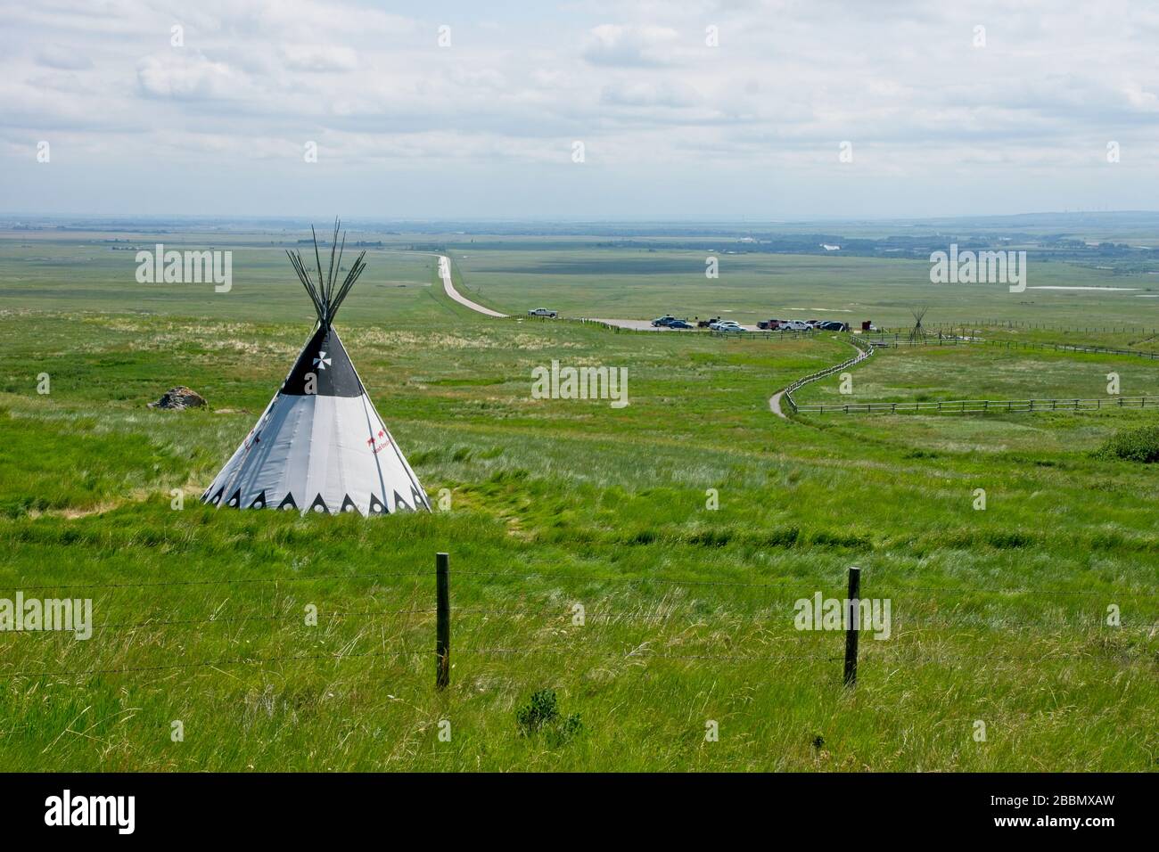 Head-Smashed-In Buffalo Jump in Alberta in Canada Stock Photo - Alamy