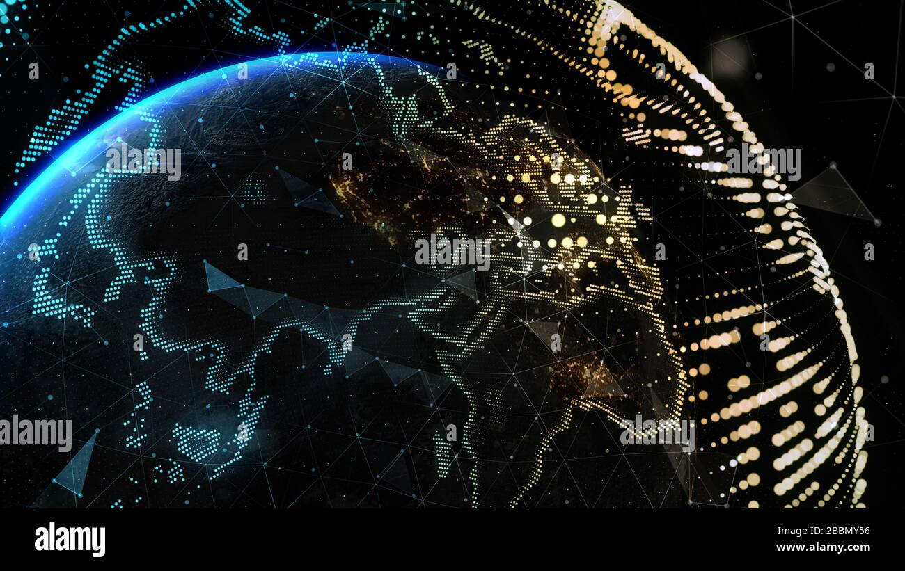 Earth Globe. Background with Light Effect. Global International ...