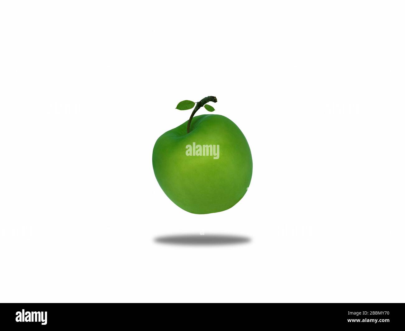 green apple only horizontal background individuality concept Stock ...