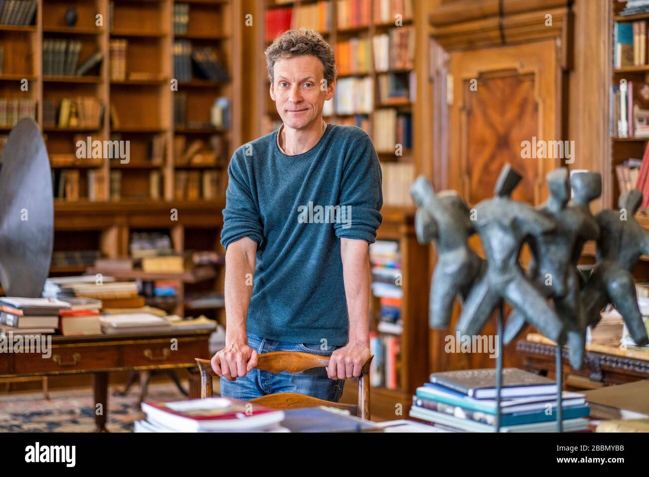 Marchmont House Scottish Borders with Hugo Burge (owner Stock Photo - Alamy