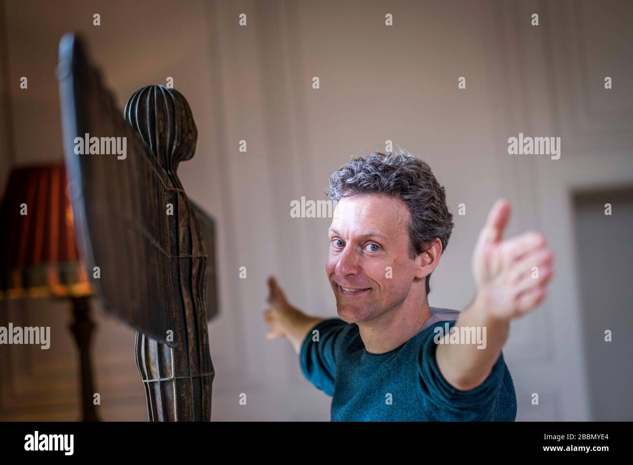 Marchmont House Scottish Borders with Hugo Burge (owner Stock Photo - Alamy