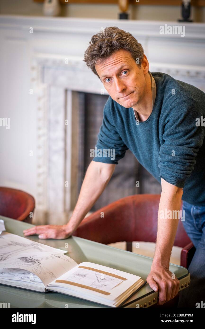 Marchmont House Scottish Borders with Hugo Burge (owner Stock Photo - Alamy