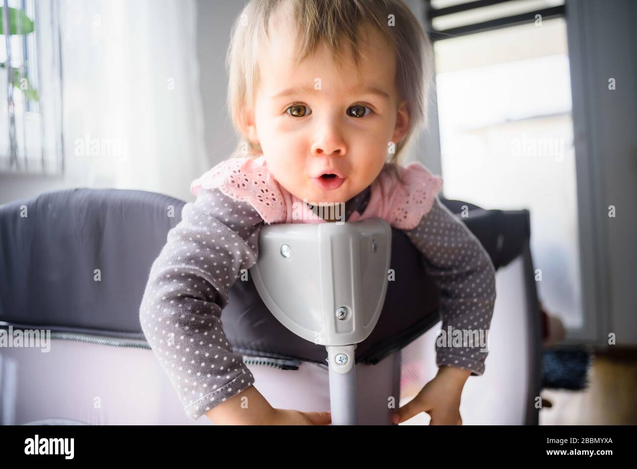 Crib bed funny hi-res stock photography and images - Alamy