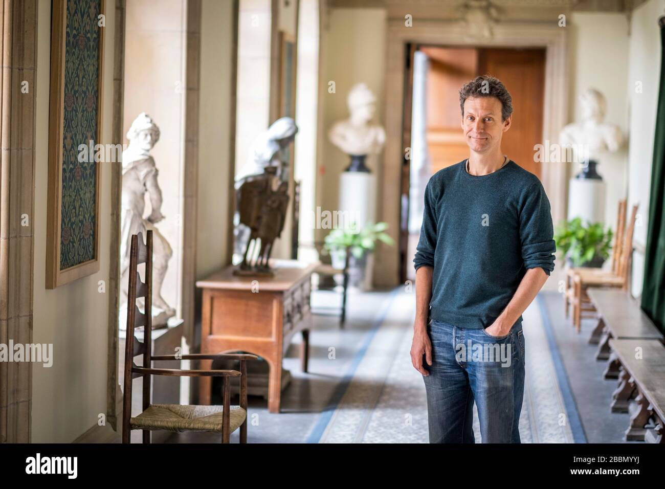 Marchmont House Scottish Borders with Hugo Burge (owner Stock Photo - Alamy