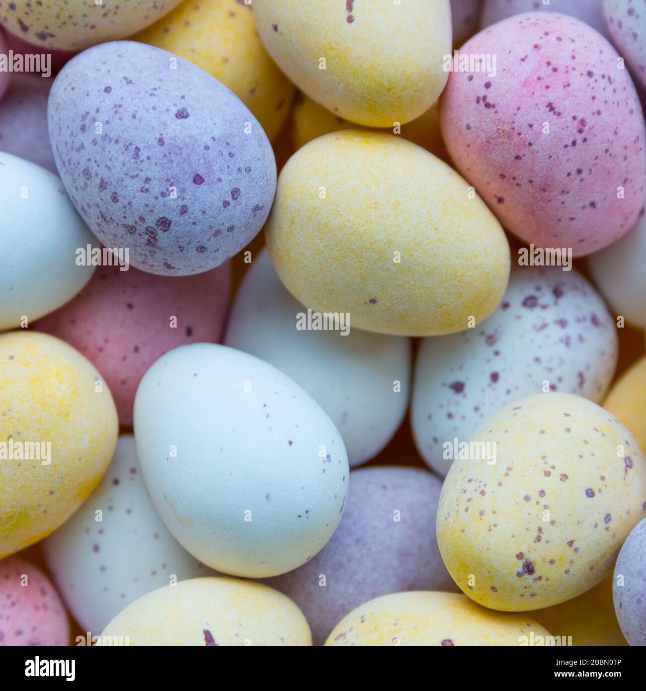 Mini eggs for Easter 2020. Towcester, Northamptonshire, England Stock ...