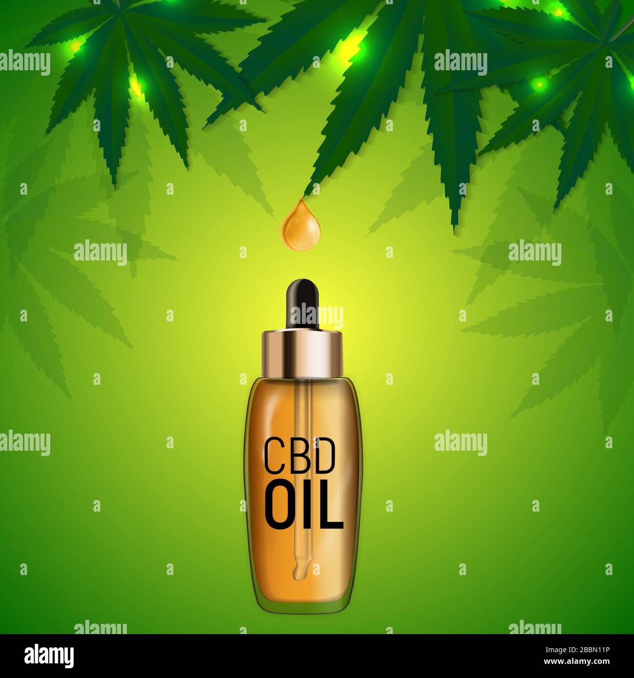 Cannabis Oil Stock Vector Images Alamy