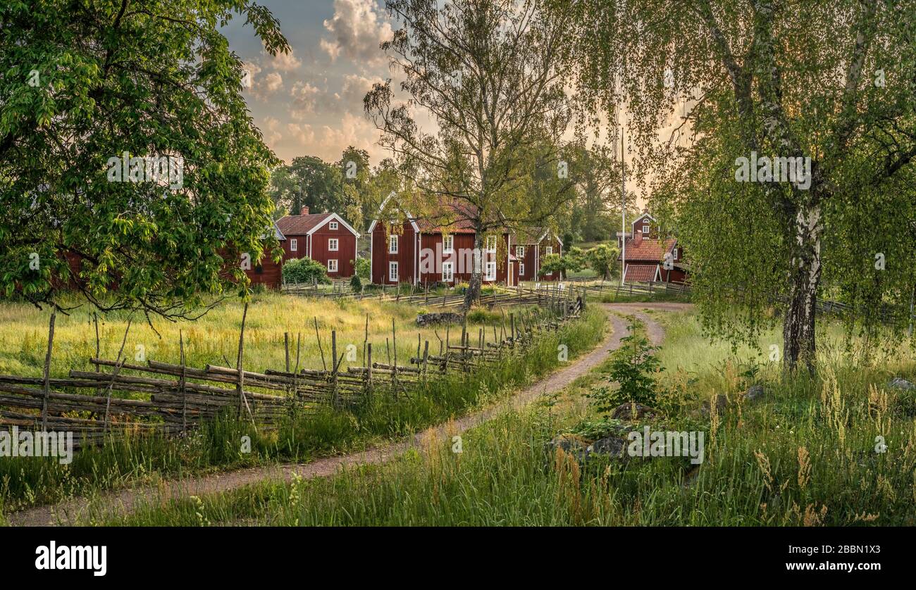 Traditional Swedish Fence High Resolution Stock Photography and Images ...