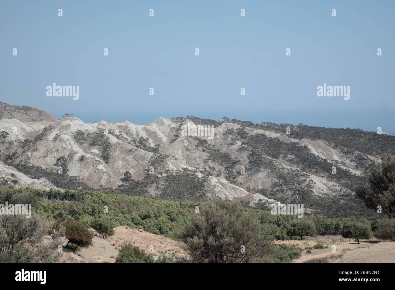 Hike in the mountains, a national park in the aspromonte Calabria ...