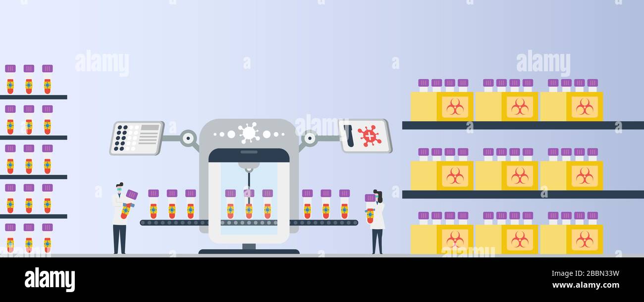 Lab technicians cartoon hi-res stock photography and images - Alamy