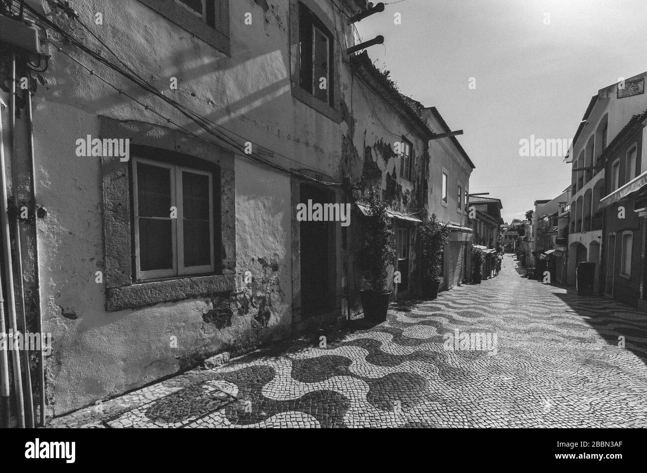 Cascais wall Black and White Stock Photos & Images - Alamy