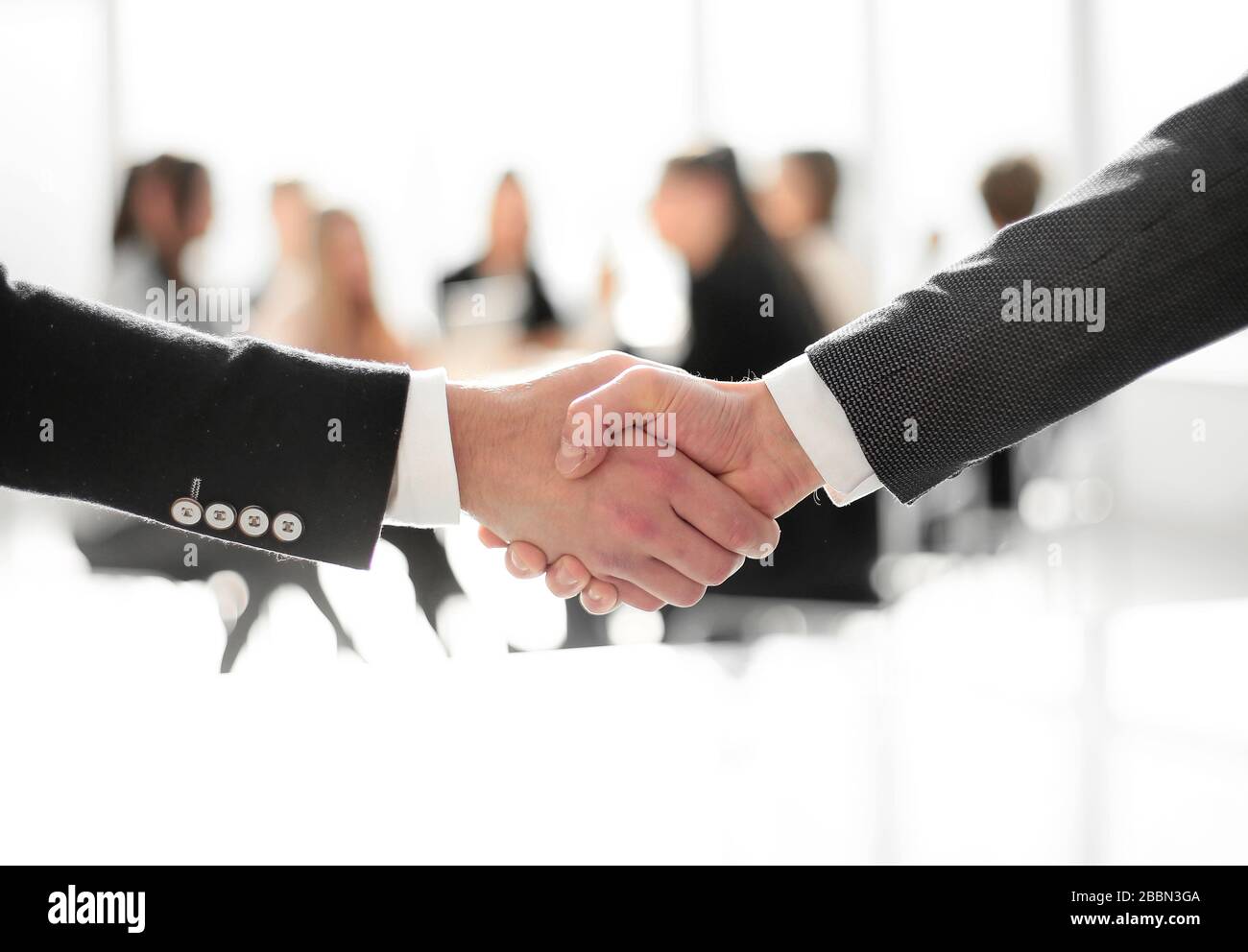 close up. business handshake on an office background Stock Photo - Alamy