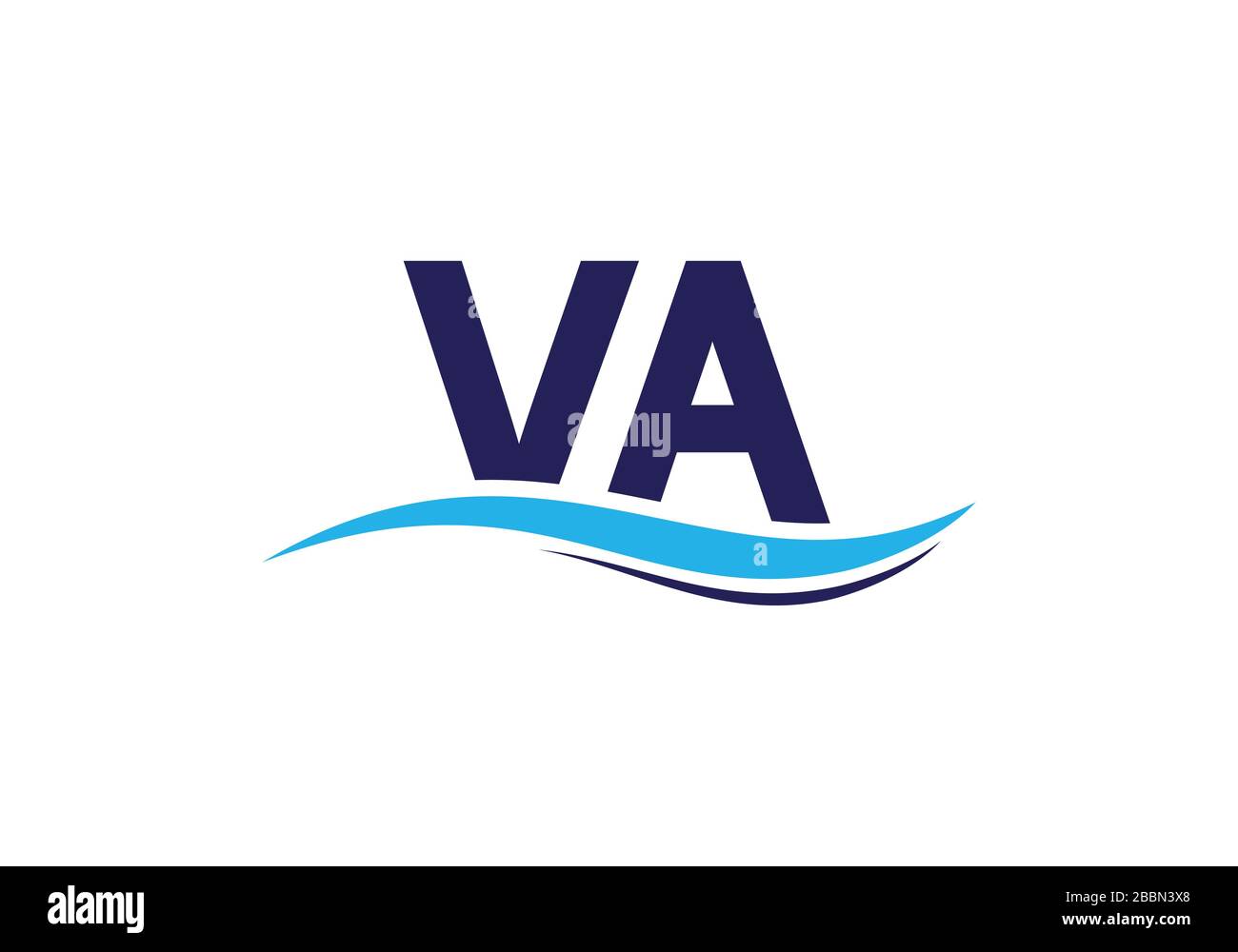 V A Initial Letter Logo design vector template, Graphic Alphabet Symbol ...