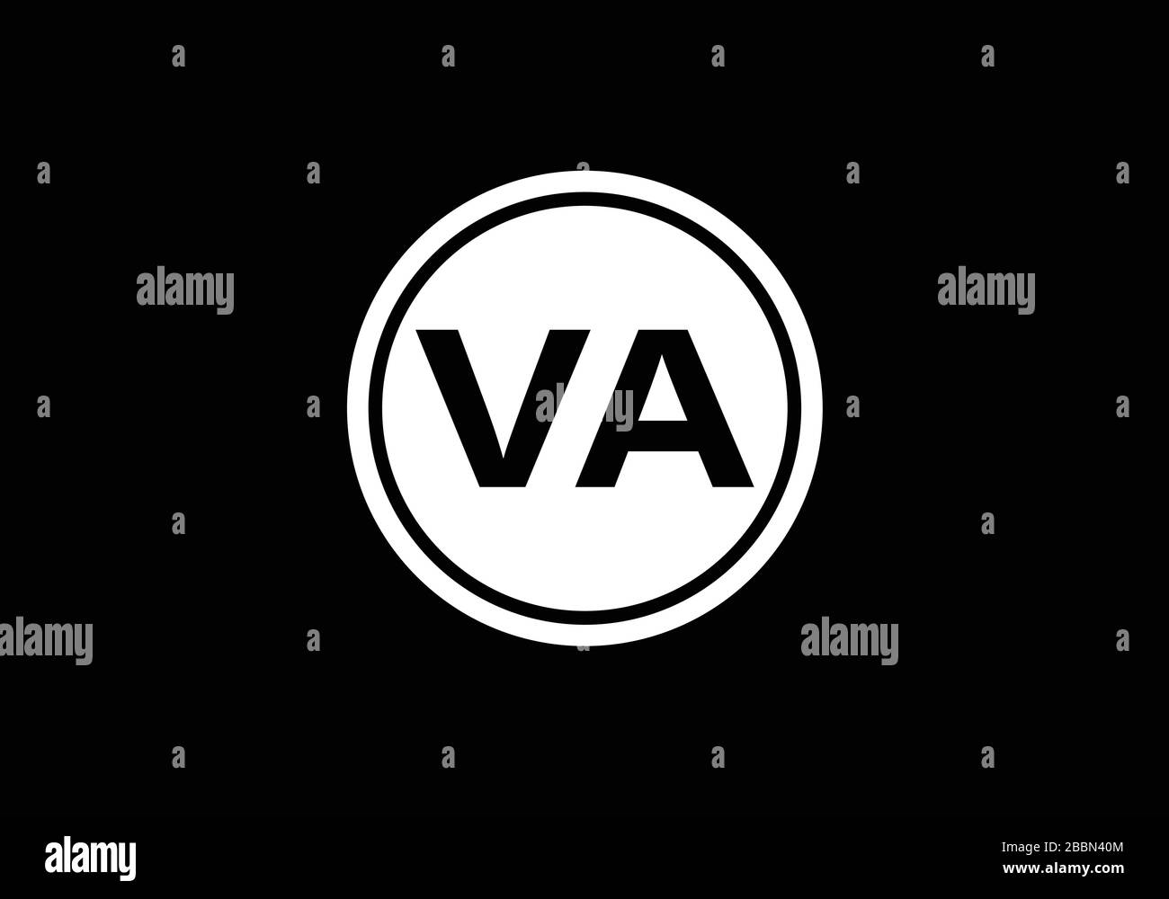 V A Initial Letter Logo design vector template, Graphic Alphabet Symbol ...