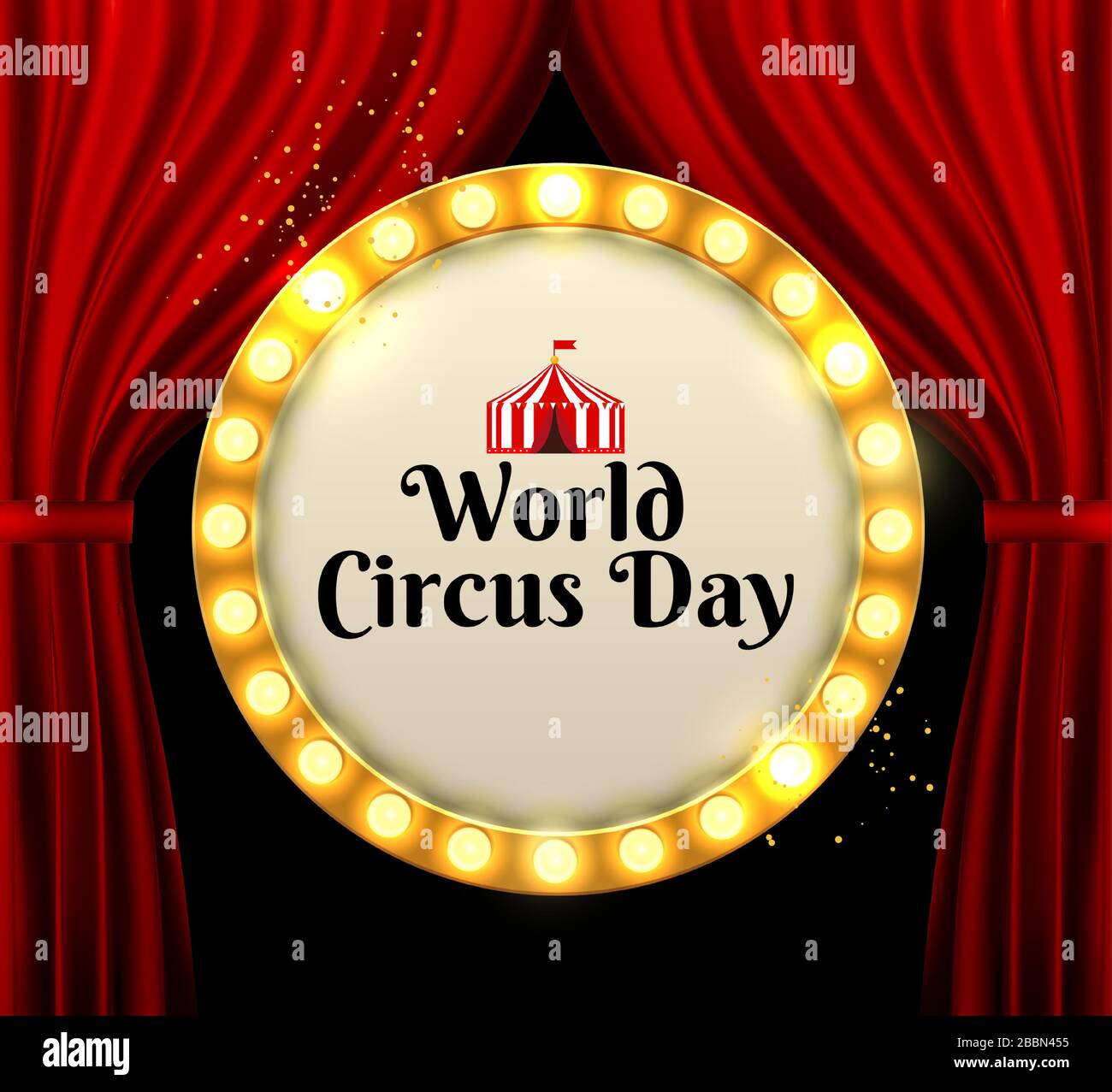 World Circus Day Background Illustration Stock Vector Image & Art - Alamy