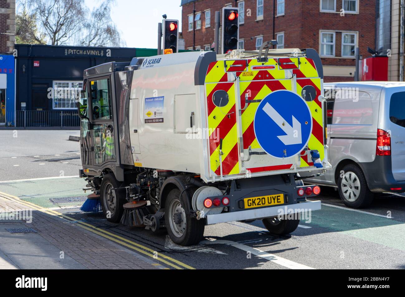 Sweeping up roads hi-res stock photography and images - Alamy