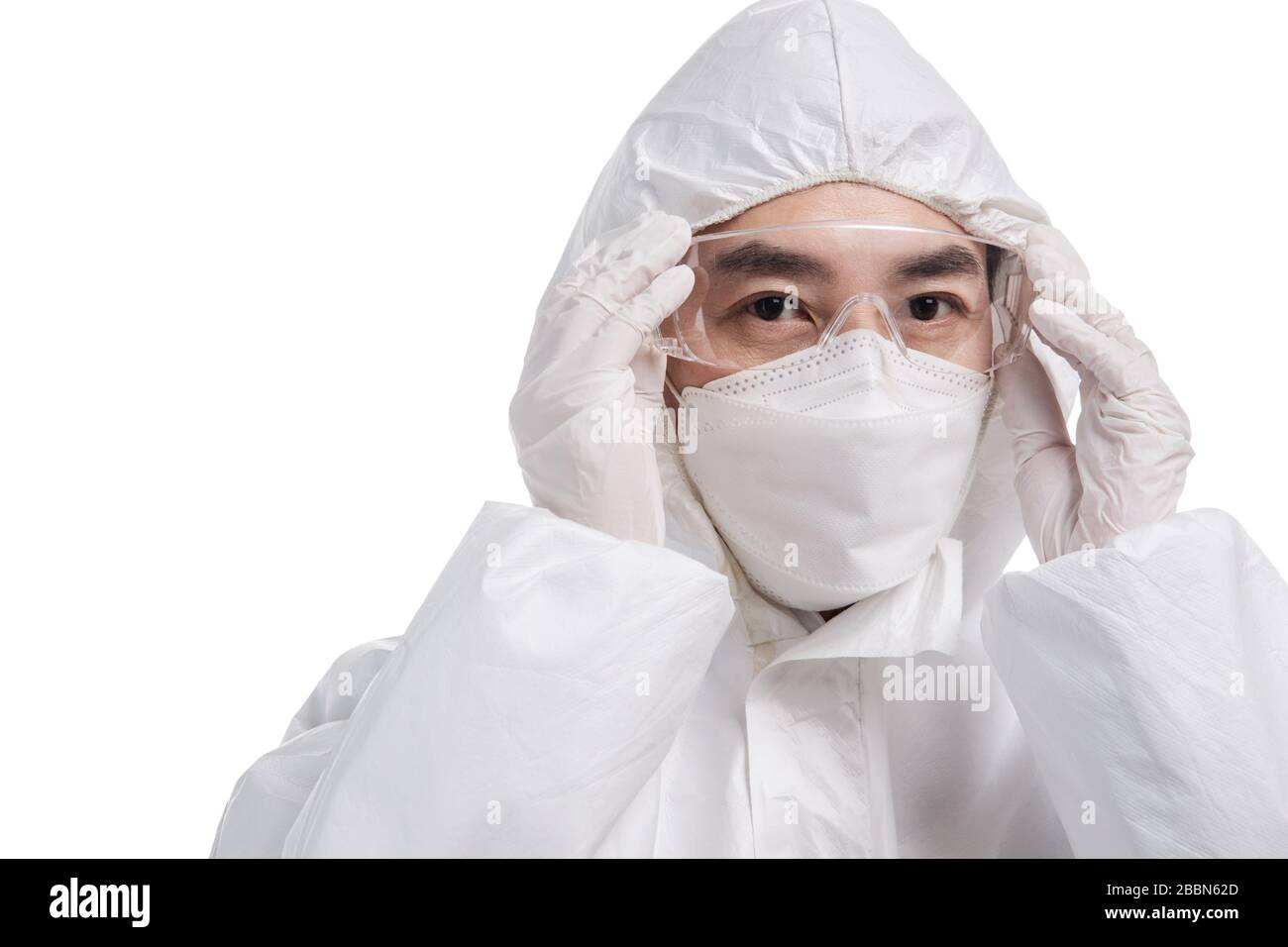 Health workers wearing protective clothing Stock Photo - Alamy
