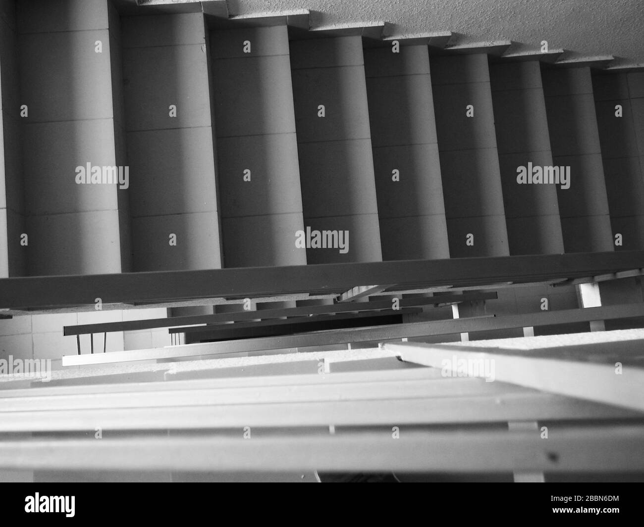 Stainless steel, glass and wood railing.Fall Protection. modern design ...