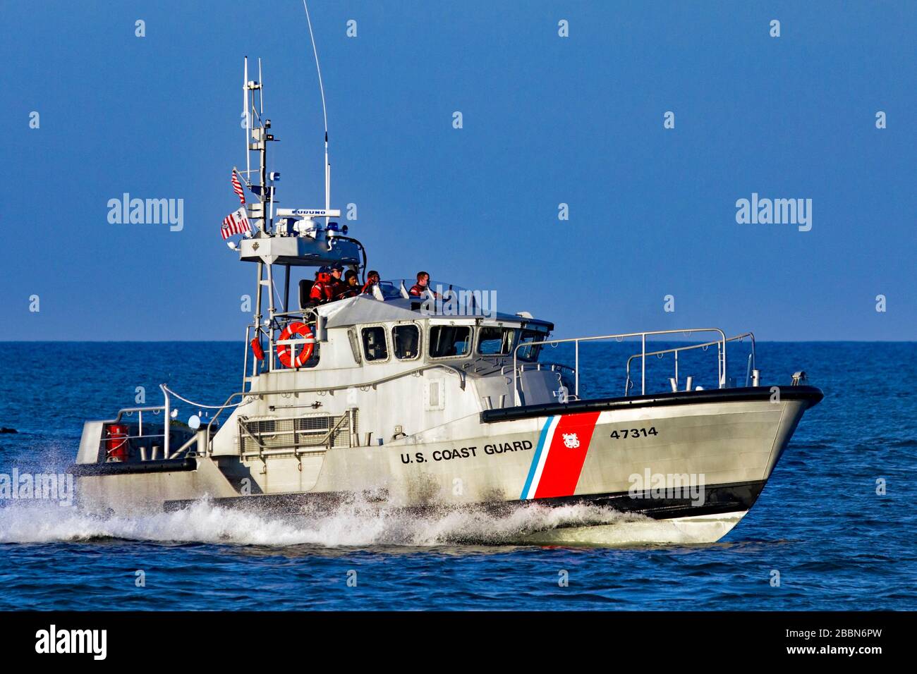 United State Coast Guard Motor Lifeboat at Barnegat Light, New Jersey ...