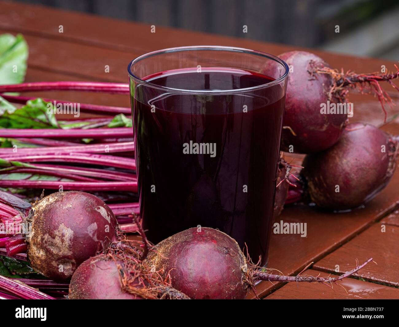 organic beetroot juice homemade closeup horizontal background Stock ...