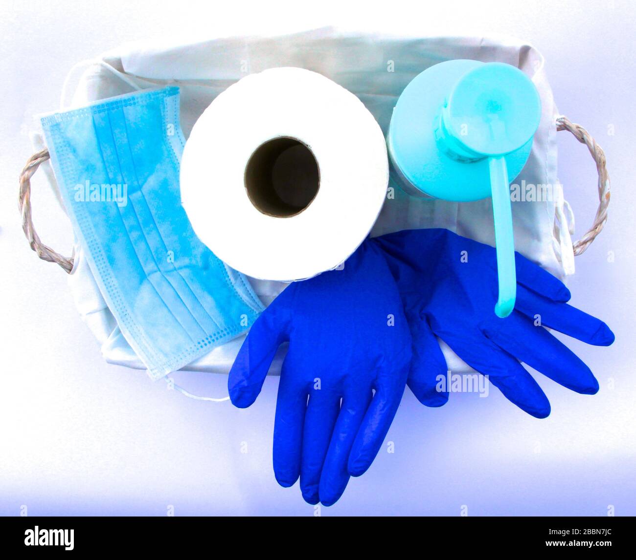 Alcohol in gel gloves hi-res stock photography and images - Alamy