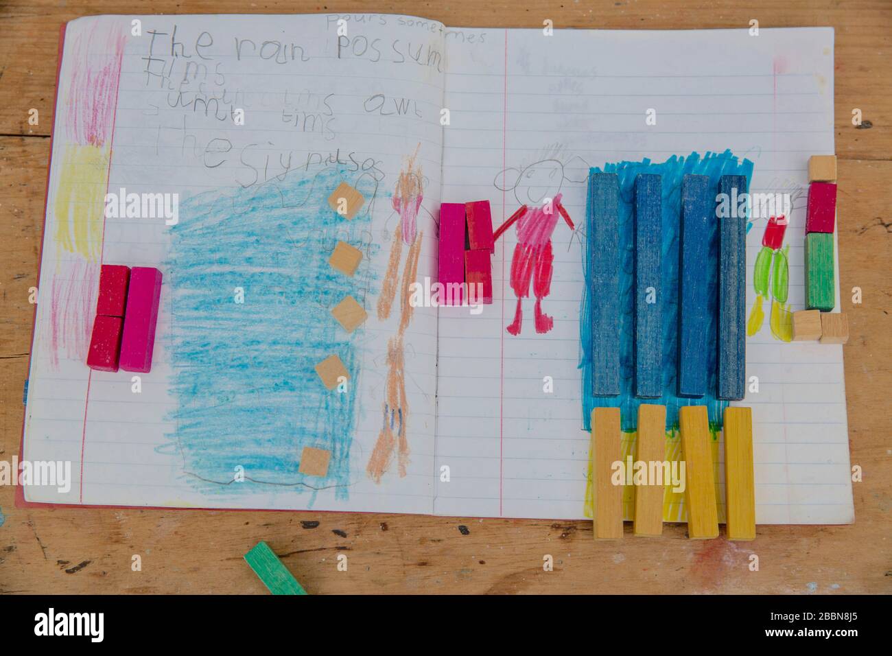 Coloured number rods hi-res stock photography and images - Alamy