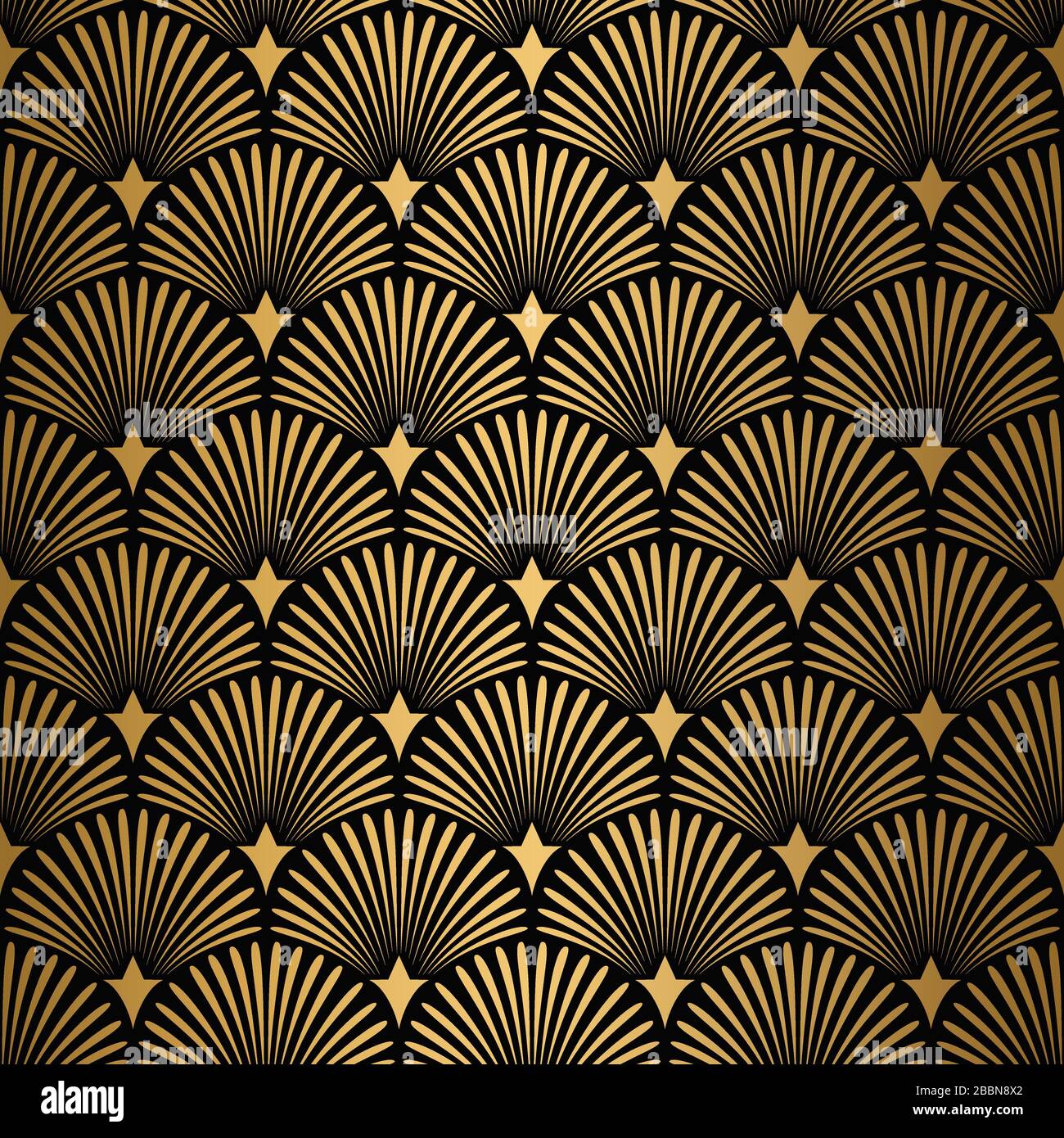 Art Deco Background Gold