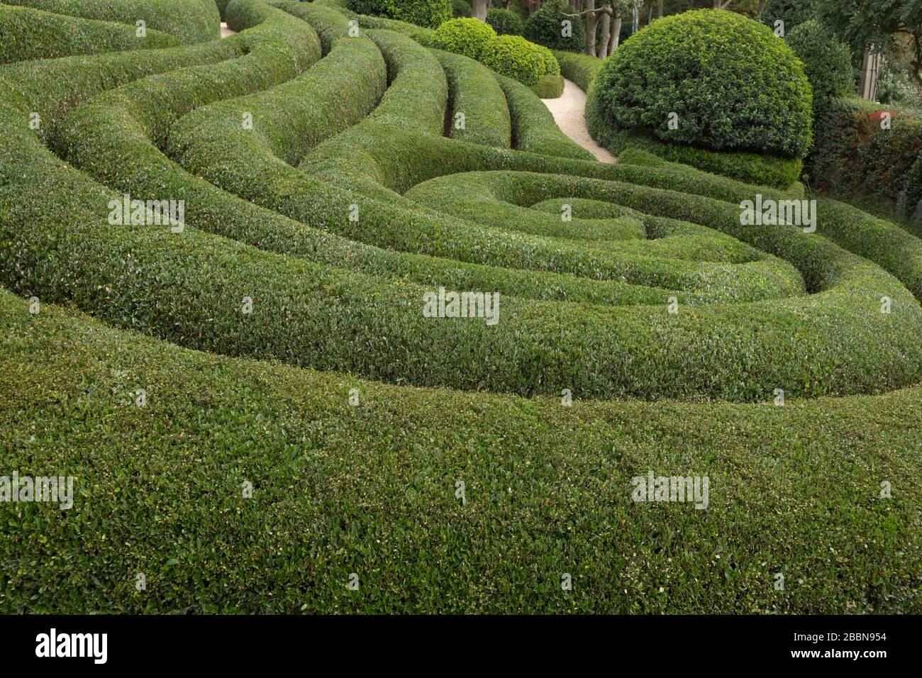 Etretat Garden, Normandy Stock Photo - Alamy