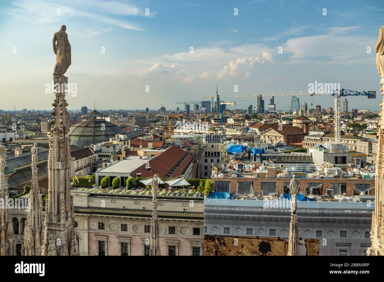 Aerial milano hi-res stock photography and images - Alamy