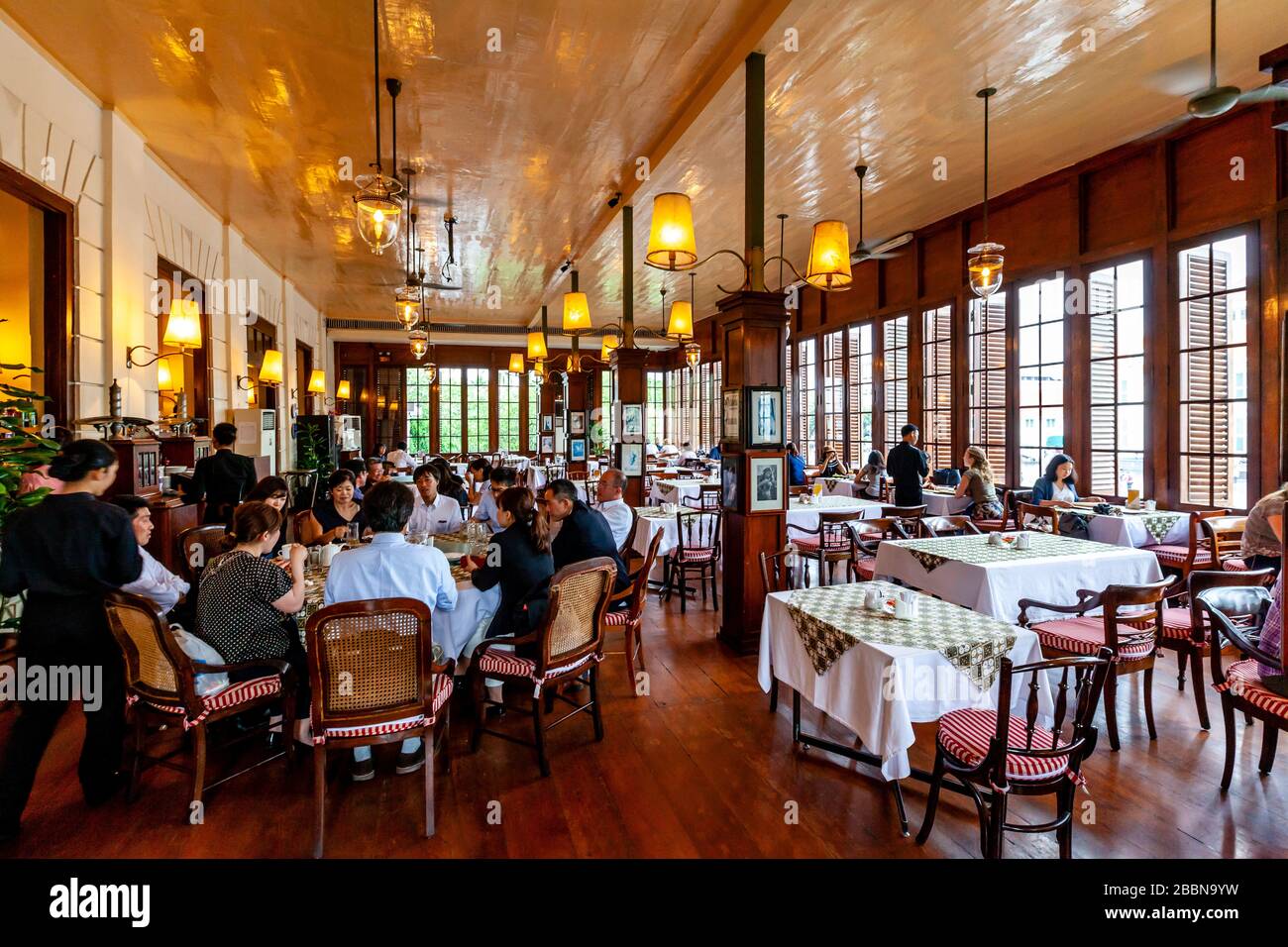 Interior architecture restaurant colonial hi-res stock photography and ...