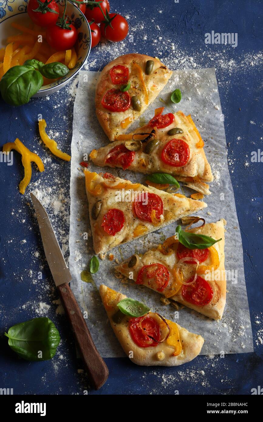 Pizza Slice Top View High Resolution Stock Photography and Images - Alamy
